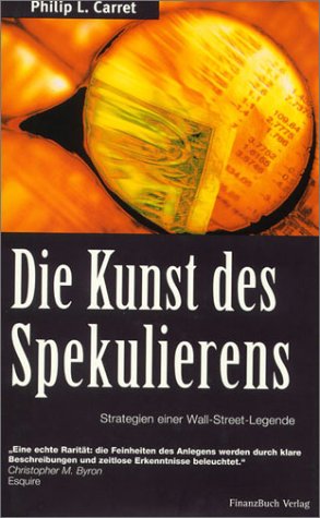 Amazon.com: Die Kunst Des Spekulierens Strategien Einer Wall Street ...