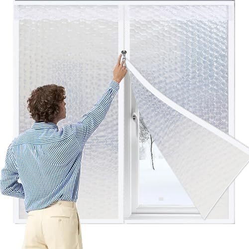 Nkiy Quen 3 Layer Winter Insulated Window Cover-63" x 47" Oxford ...