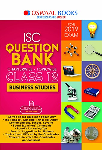 Oswaal ISC Question Bank Class 12 Business Studies (For March 2019 Exam ...