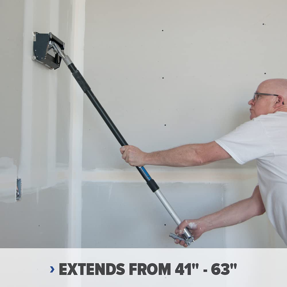 Snapklik.com : Asgard Drywall Taping Tools Extendable Flat Box Handle