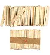 Amazon.com: 50 Sticks, 8 Inch Jumbo Wavy Craft Sticks for Fan Handles ...