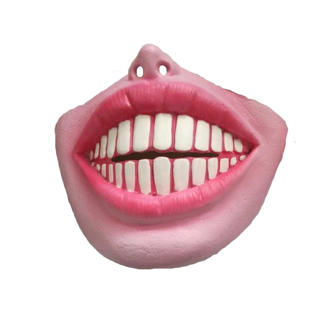 Party Half Funny Costume Masks & Eye Masks Funny Big Teeth Smile Half ...