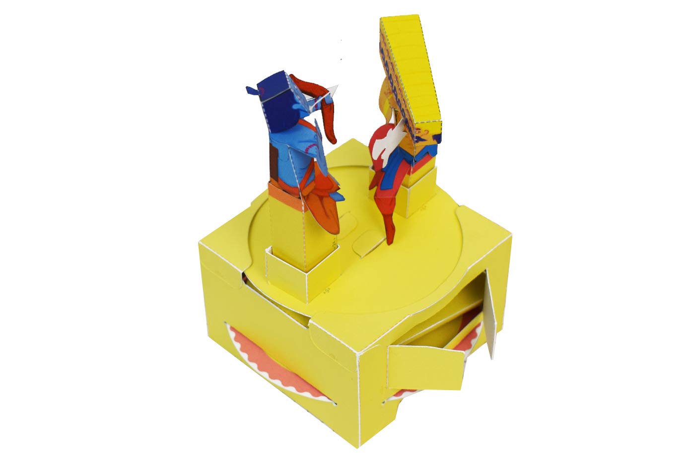 Buy Crackles Steam Toys DIY 3D Paper Model Automata Bot with Animated ...