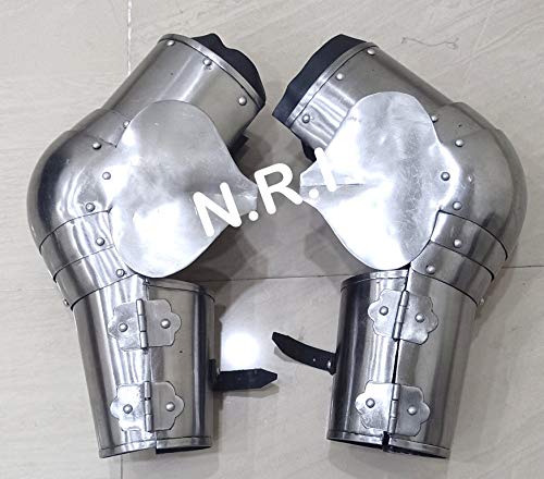 Buy Nautical Replica Hub Medieval Armor Knight Costume Knees Leg Guards ...