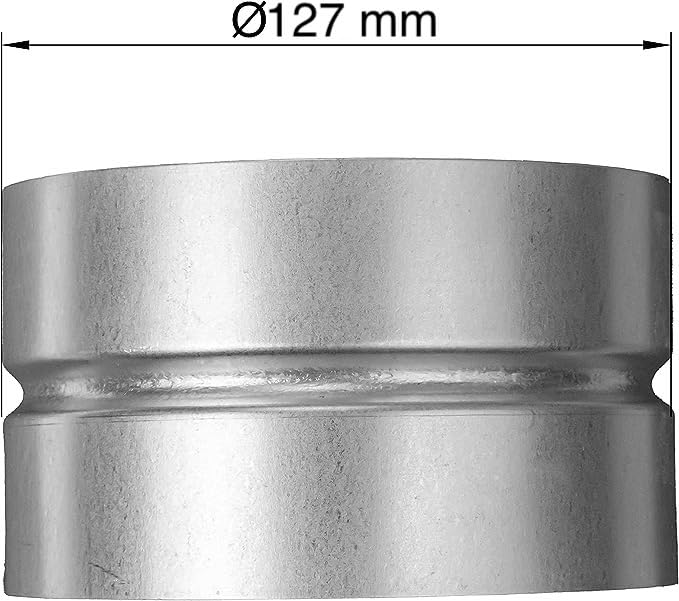 Snapklik.com : Female Fit 5 Inch Metal Vent Duct Connector - Vent ...