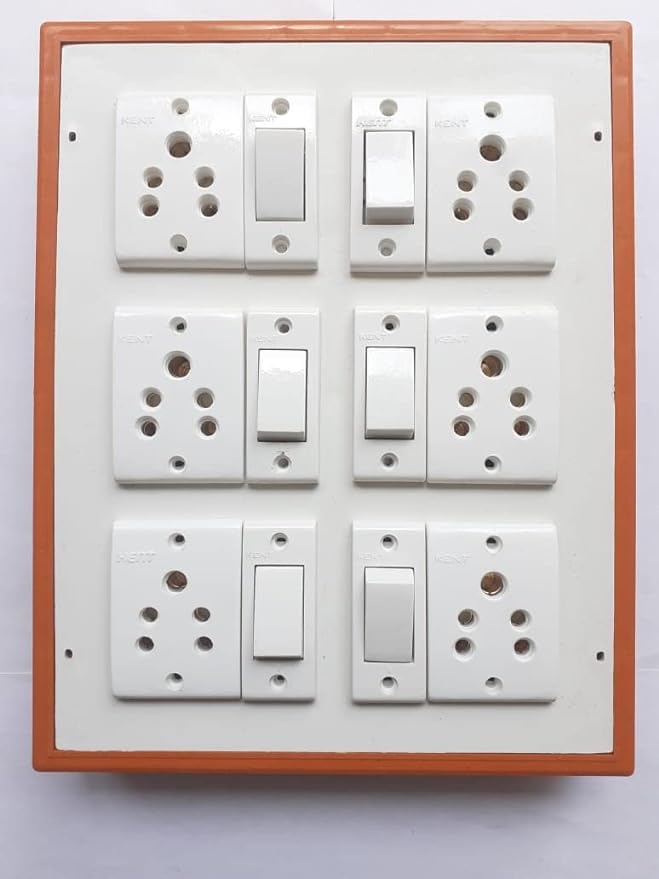 Buy Extension Board Multi Outlet Electrical Switch Board (for Wall ...