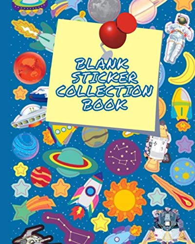 Amazon.com: Blank Sticker Collection Book: Planets Rockets Stars ...