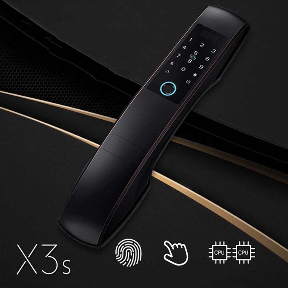 Buy FYLD Push Pull Biometric Touchscreen Digital Door Lock,App Remote ...