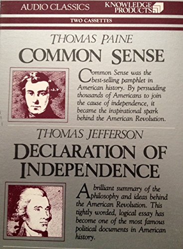 Amazon.com: Common Sense (Thomas Paine) and Declaration of Independence ...