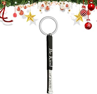 Funny Sarcastic Words Keychain, Be Kind...Of A Bitch - Socially Awkward ...