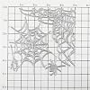 XMZZMX Shadow Halloween Spider Spider Web Metal Cutting Dies for Card ...
