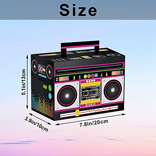 Hegbolke Novelty Boom Favors Boxes – 80s Theme Boom Box 80’s Theme ...