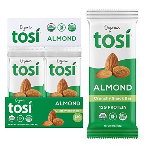Reviews for Tosi Plant Based Protein Bars, 12G Protein (Pack of 12, 2 ...