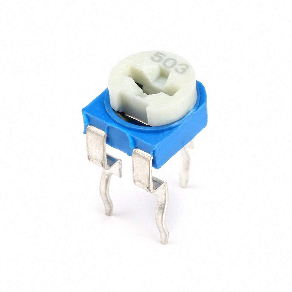 10pcs RM065 Potentiometer Blue White Variable Adjustable Resistor ...