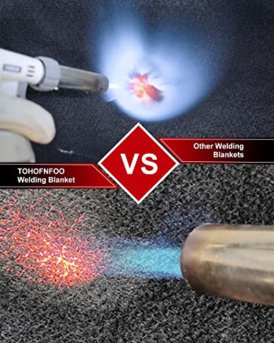 Snapklik.com : Welding Blanket Fireproof, 2 Packs Opening Shape Heat ...