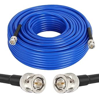 XRDS -RF 12G SDI Cable 100FT, SDI Video Cable 3G/6G/12G 75ohm BNC Cable Supports HD-SDI/3G/6G ...