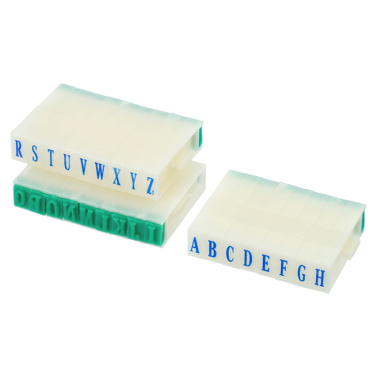 Amazon.com: PATIKIL Detachable Letter Stamp, 7mm Plastic 26 Digits Font ...