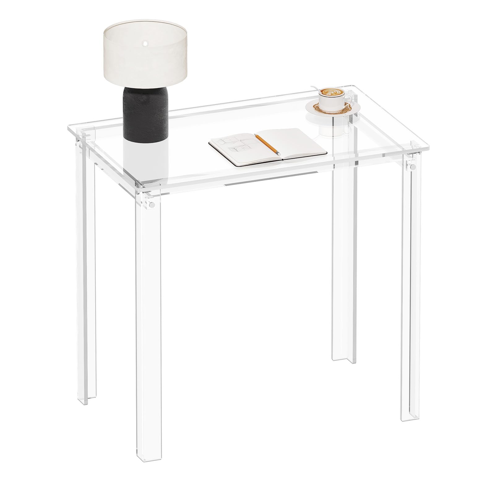 Clear Plastic Desk Modern Desk In Transparent Plexiglass Modern Design