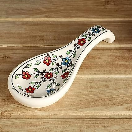 Ceramic Spoon Rest |Holder Keeper Stand - for Kitchen Dining Table ...