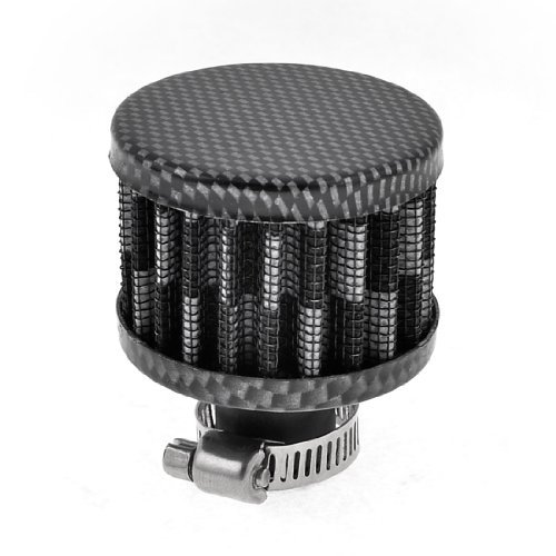 Car Carbon Fiber Color Air Intake Column Filter Cleaner 11mm 0.5 ...