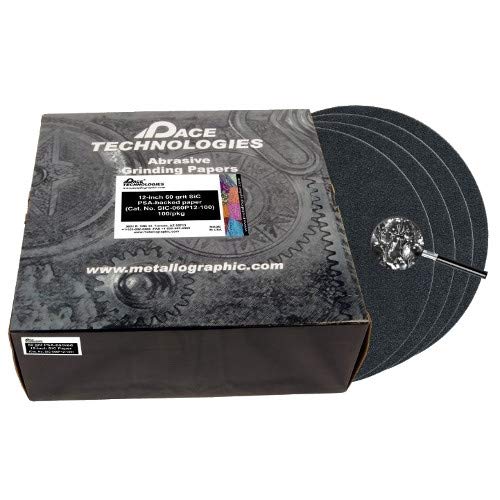 Amazon.com: Pace Technologies SIC-060P12-100, 12" 60 Grit SiC PSA ...