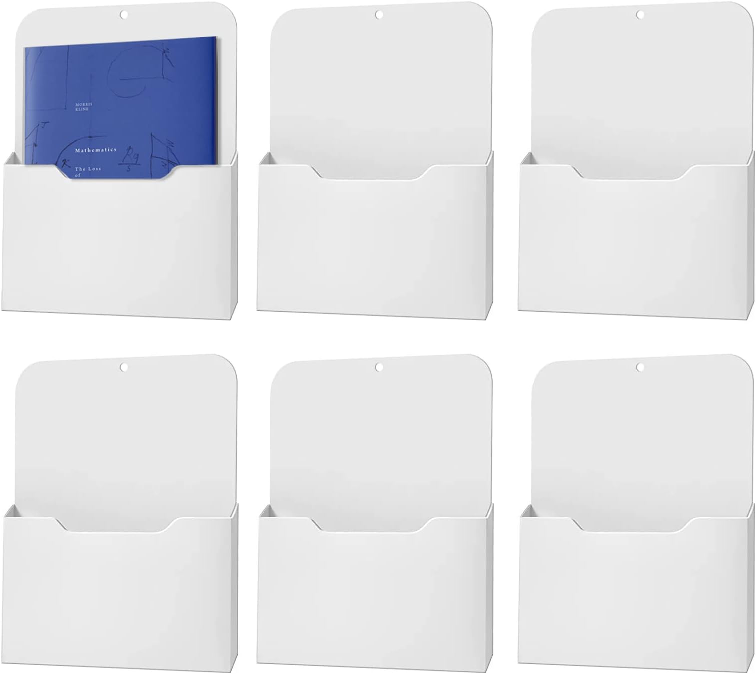 Amazon.com : Merkaunis 6 Pack Magnetic File Holder,A4 Large Size ...