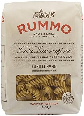 Amazon.com : Rummo Fusilli Pasta, Non GMO, Parve Free, 1 LB (Pack of 12 ...