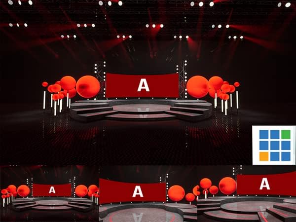 Amazon.com: vMix Virtual Studio Set Digital Backgrounds Green Screen 4K ...