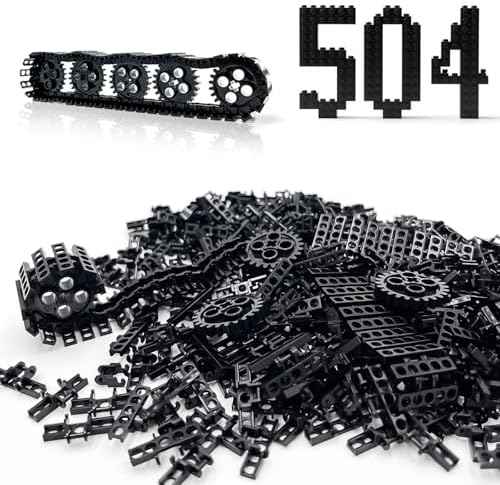 Amazon.com: 504PCS Technical Tank Track & Wheel Set Treads Chain Links ...