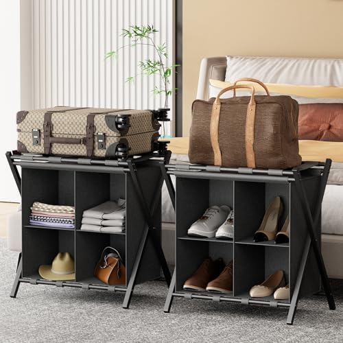 Amazon.com: koyasiry Folding Luggage Rack for Guest Room,Foldable ...