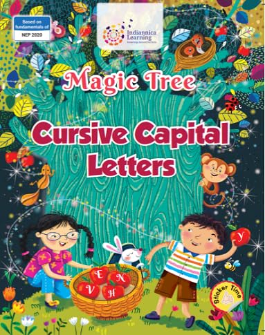 Buy Magic Tree Cursive Capital Letters Writing Book for Children Age 3 ...