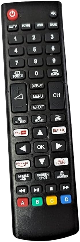Buy SANDY Compatible Remote Control for Crown Smart LED/LCD TV with ...