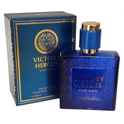 Amazon.com : Victory Heroes For Men Eau De Toilette Natural Spray 3.4 ...