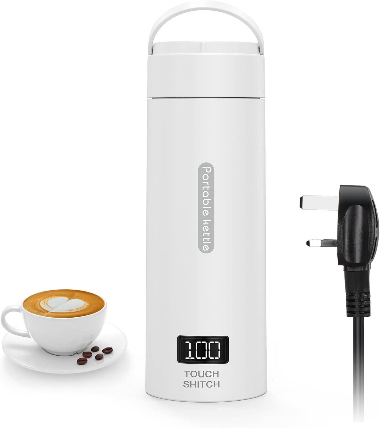 Amazon.de: Flintronic Reise Elektrisch Wasserkocher, 380ML Mini Electric Kettle, 220 V/ 300W ...