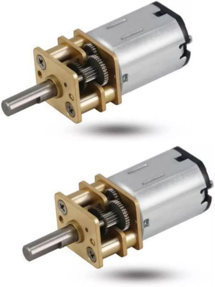 TechSupreme N20 3V-9V 600 RPM 14mm shaft Gear Motor Miniature 4 RC Car ...