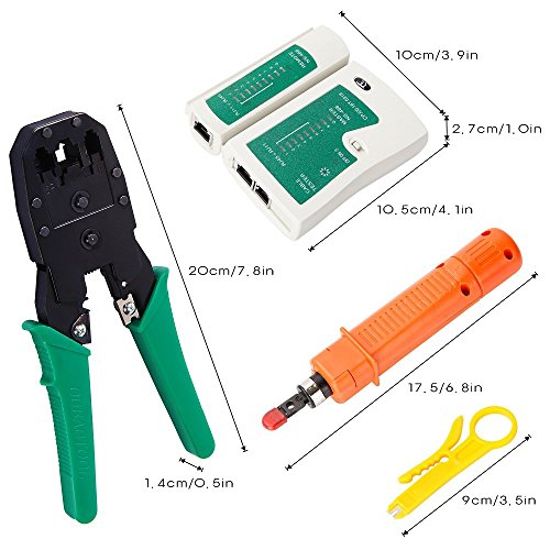 Network Tool Kit, Lysignal 11 in 1 Professional Portable - Want It All