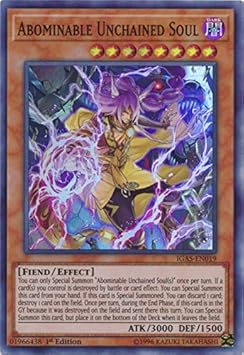 Amazon.com: Abominable Unchained Soul - IGAS-EN019 - Super Rare - 1st ...