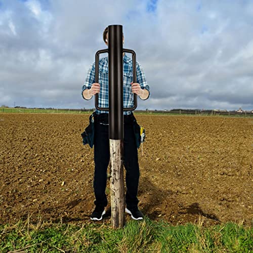Snapklik.com : Iron Fence Post Driver, 18LB Metal Fence Post Driver