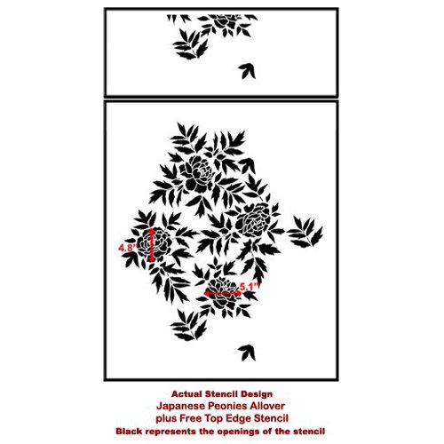 Japanese Flower Stencils