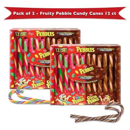 Snapklik.com : Fruity Pebble Candy Canes Pack Of 2
