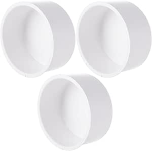 Amazon.com: 3PCS 4 Inch PVC Cap Fitting Schedule 40 Furniture Grade ...
