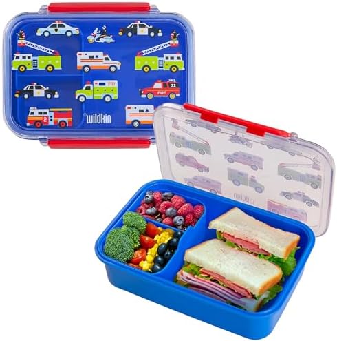 Amazon.com: Wildkin Plastic Food Container for Boys & Girls, Perfect ...