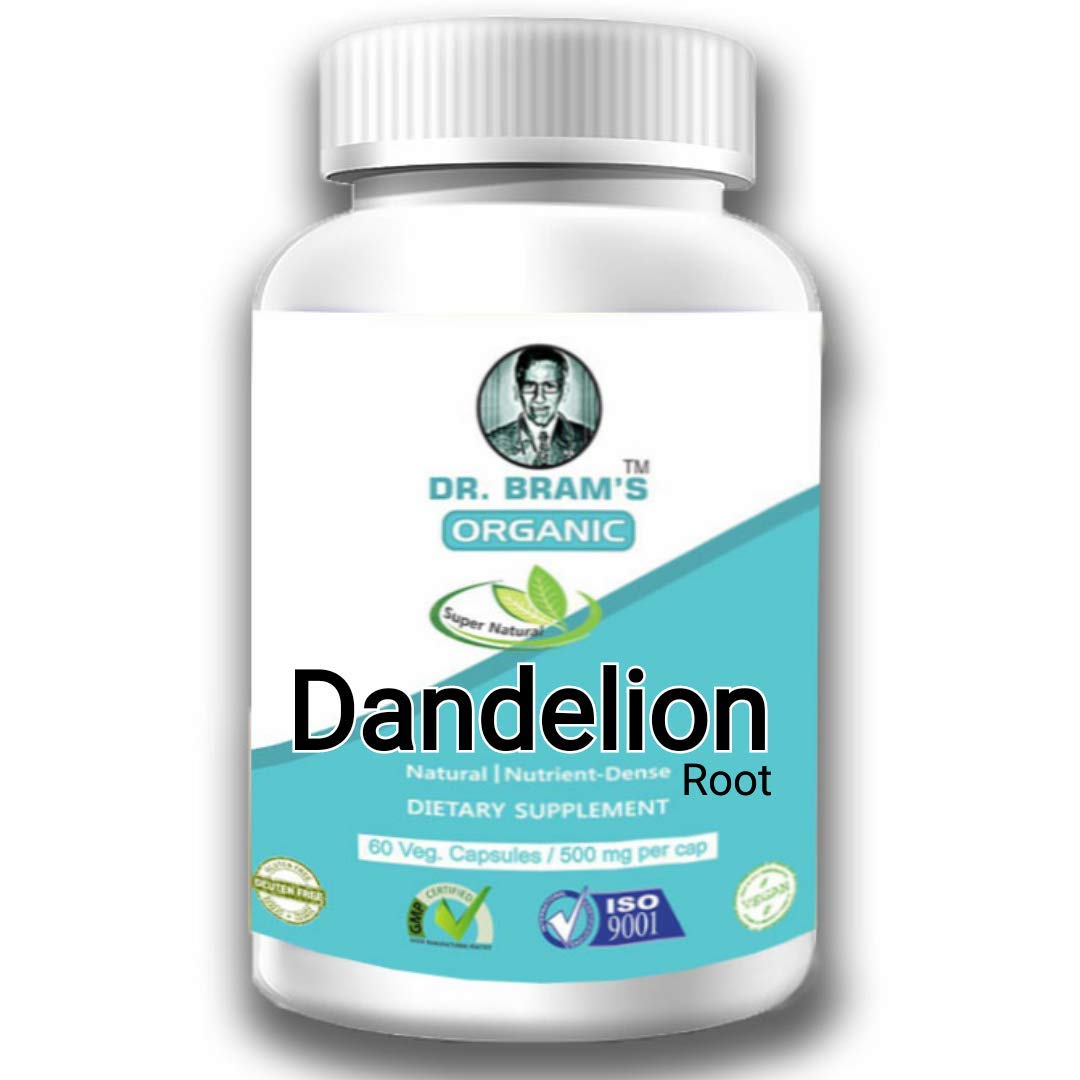 Buy DR.BRAM'S Organic Dandelion Root Extract Capsules (500 mg, 60 ...