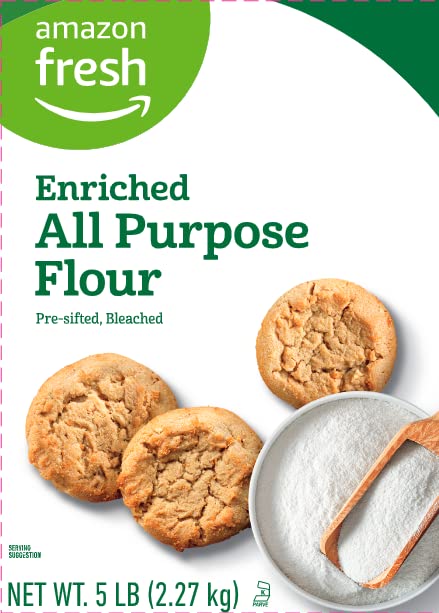 Amazon.com : Amazon Brand - Happy Belly All Purpose Flour, 5 lb ...