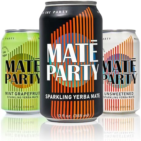 Amazon.com : Sparkling Yerba Mate, No Sugar, Low Sugar, Clean Energy ...