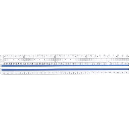 Amazon.com : Westcott ‎40711 Clear Data Processing Magnifying Ruler, 15 ...