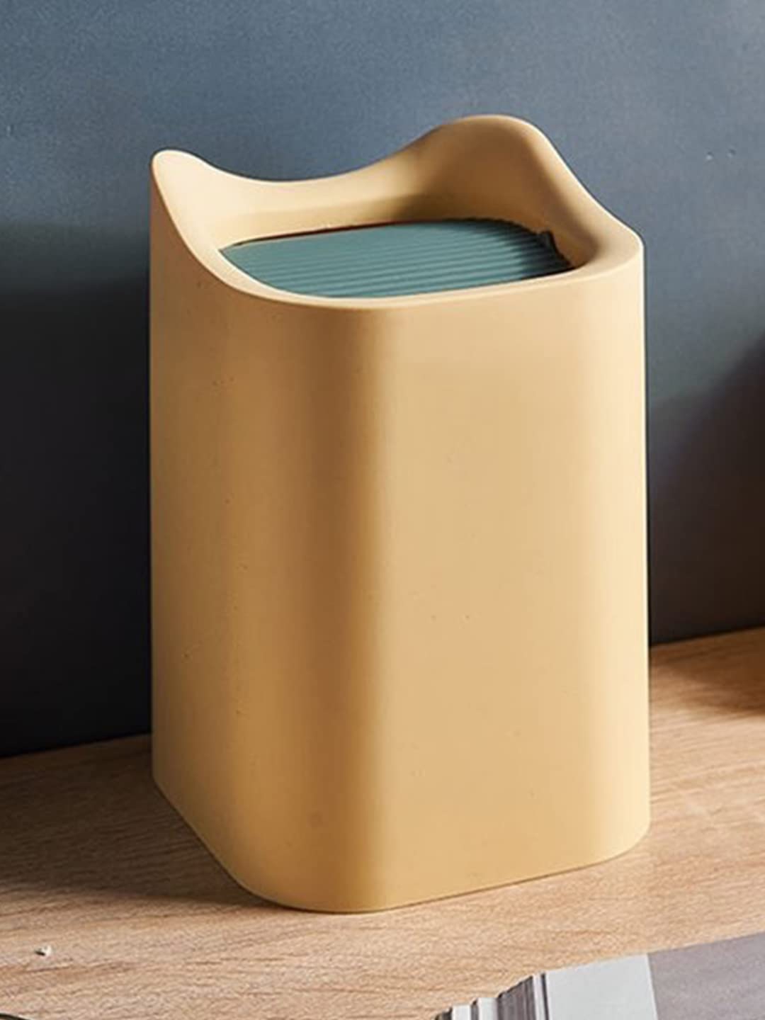 Market99 Plastic Beige Modern Dustbin - 1500ml : Amazon.in: Home & Kitchen