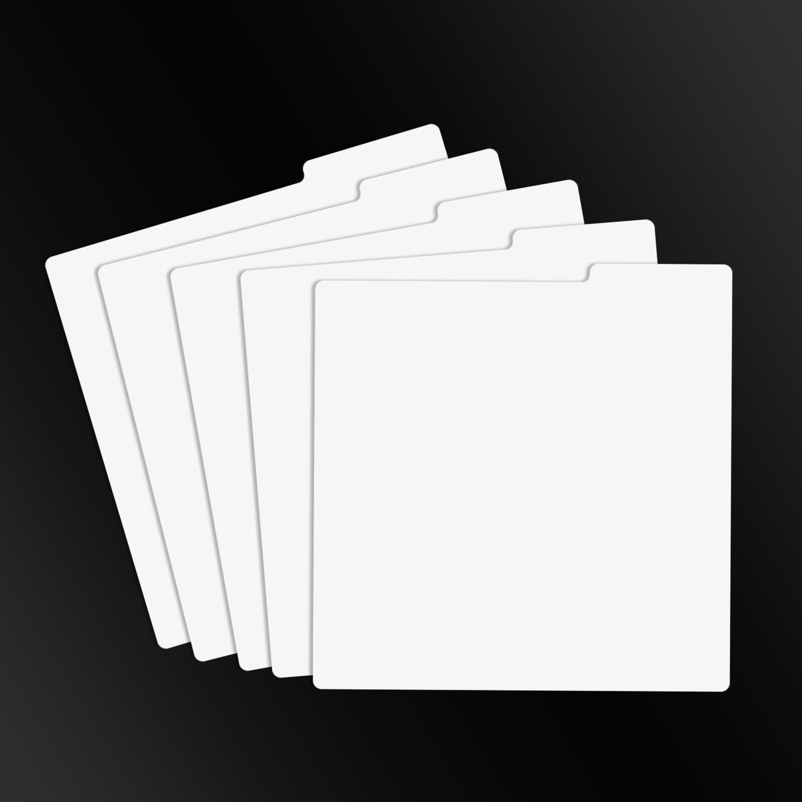 Amazon.com : sdroceRyaM 12.9 Inches Vinyl Record Dividers Hard PP ...