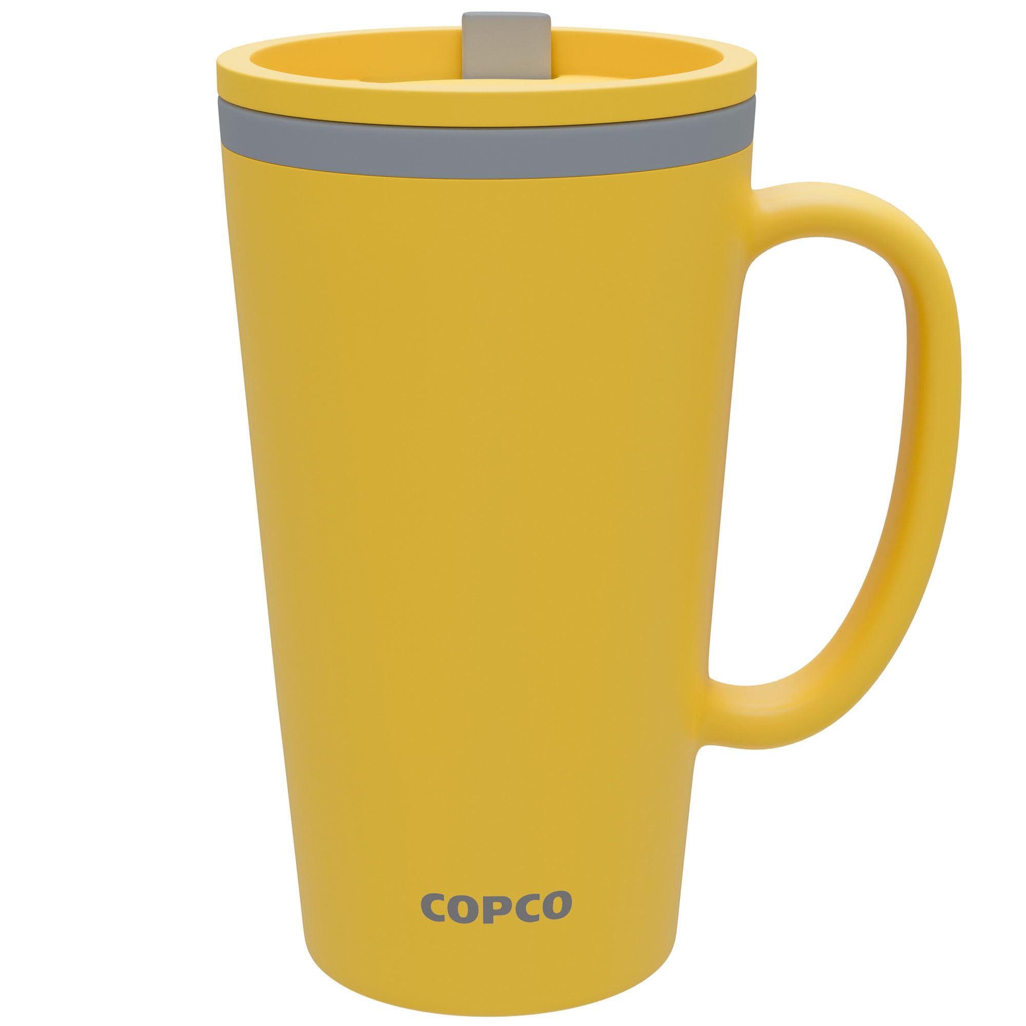 Amazon.com | Copco Cone 16oz Insulated Travel Mug with Handle, Double ...