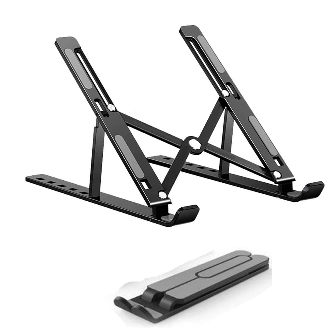 VINAURA Laptop Stand Silver Aluminium Computer Ergonomic Design ...